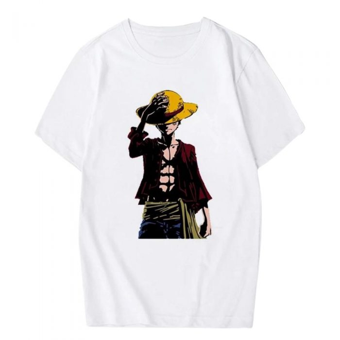 One Piece Cartoon Luffy 2024 T Shirt One Piece Store